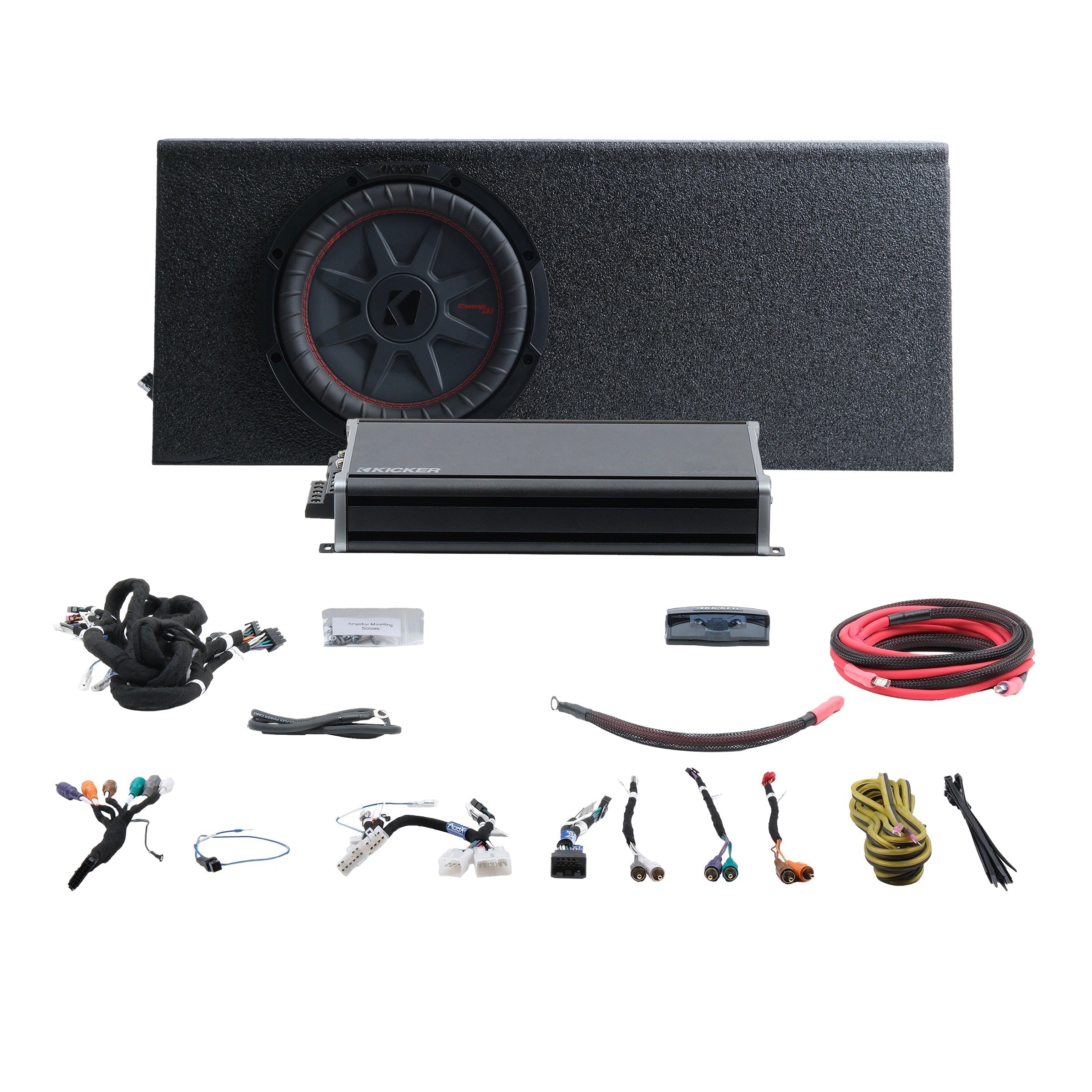 2016-2023 Tacoma Kicker 5 Channel Amplifier and Subwoofer Installation ...